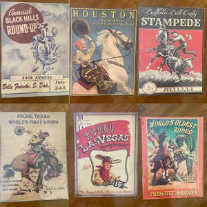 18x24 Vintage Rodeo Poster Prints preorder 2-3 Weeks - Etsy