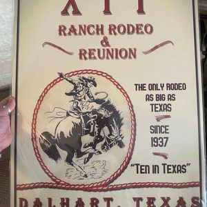 18x24 Vintage Rodeo Poster Prints Made to Order Please - Etsy