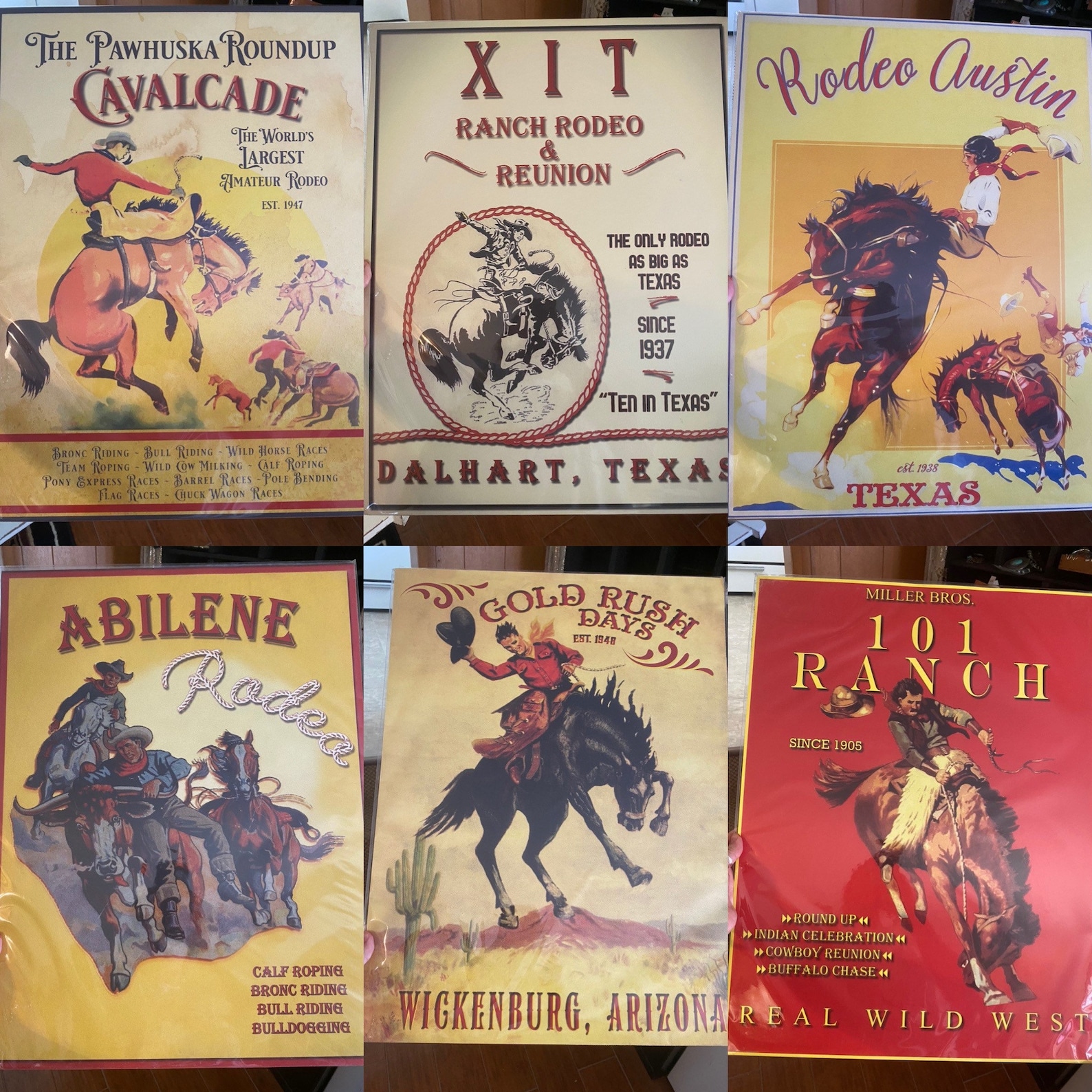 18x24 Vintage Rodeo Poster Prints Made to Order Please - Etsy