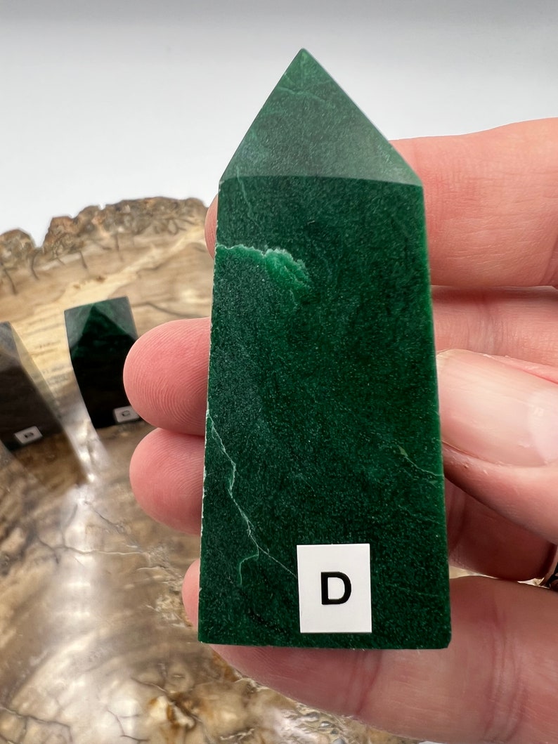 Verdite Obelisks, Towers or Points, Metaphysical Gift, Spiritual Gift ...