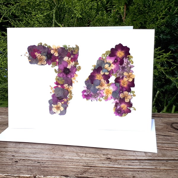 74th Birthday Card - Etsy