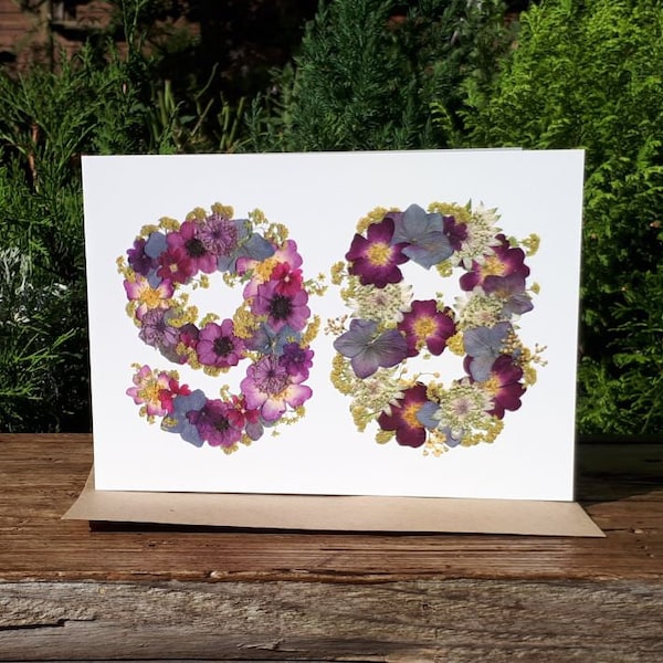 98th Birthday Card - Etsy