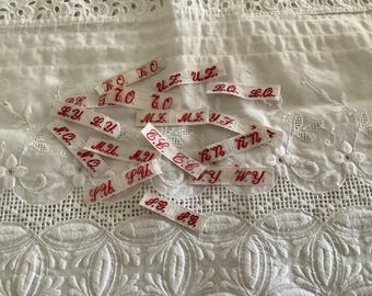 Choose! French Vintage Laundry Labels - Etsy