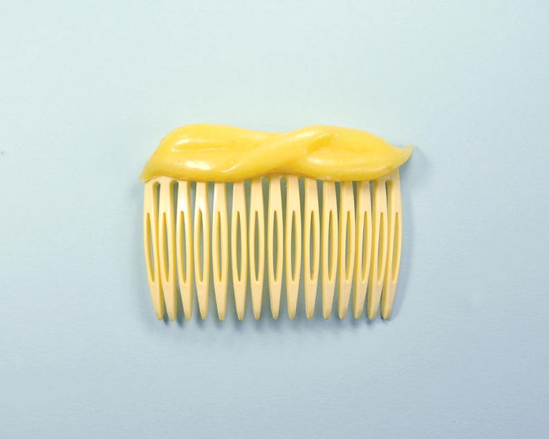 Yellow Comb With Soft Silicone Decoration - Etsy