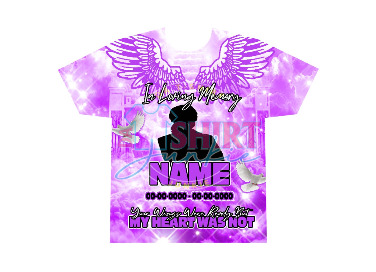 3D Photoshop All Over Sublimation Purple Wings Template - Etsy