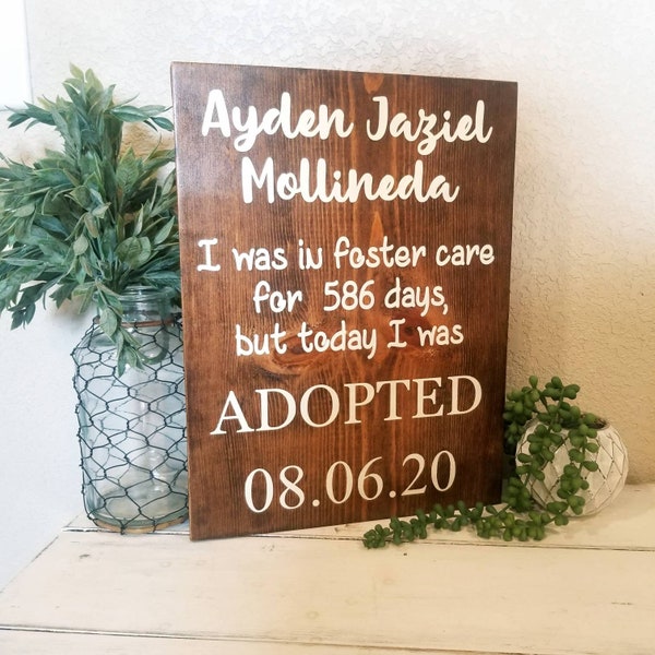 Foster Care Sign - Etsy