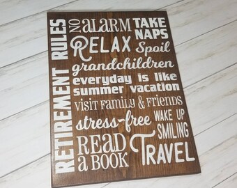 Retirement Rules Svg - Etsy