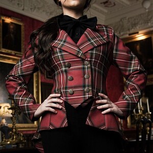 Lady Mary Jacket in your choice of Luxury Tartan | Etsy