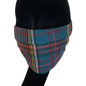 Tartan Face Mask - Etsy