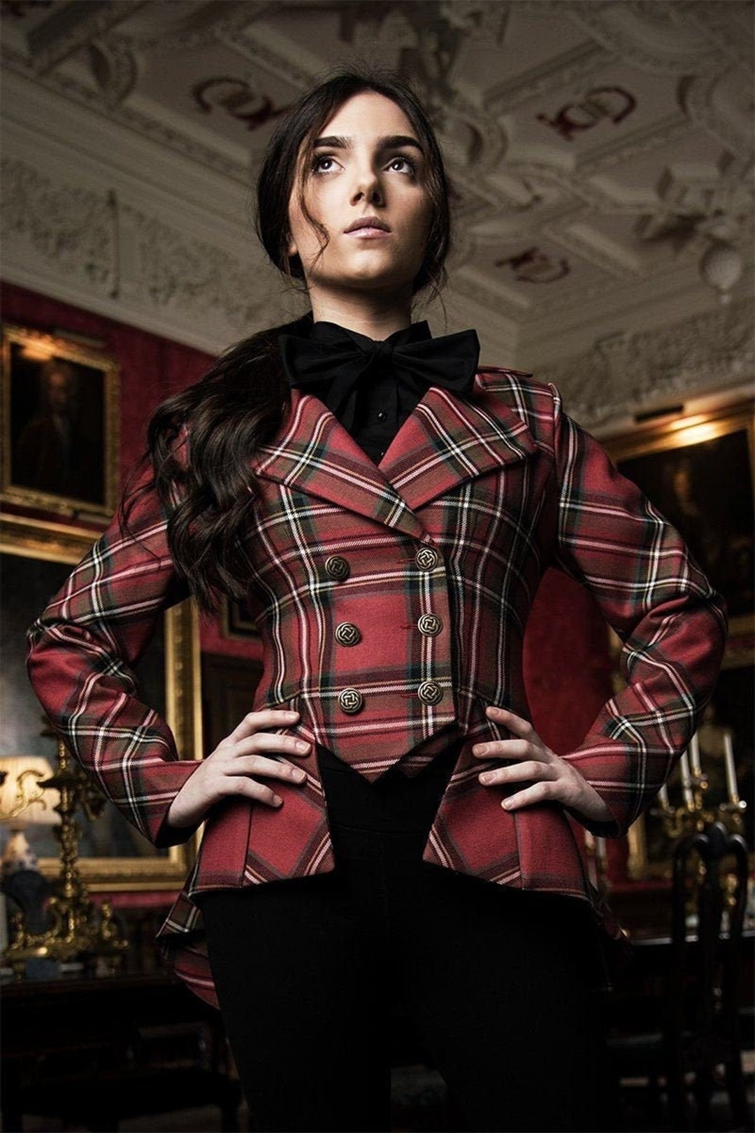 Lady Mary Jacket in Your Choice of Luxury Tartan - Etsy UK
