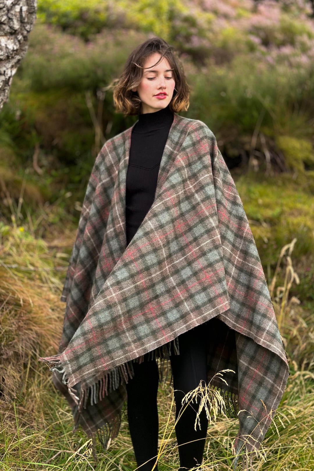 Highlander Ruana (fraser Hunting, Weathered) | Extra Warmth - Etsy