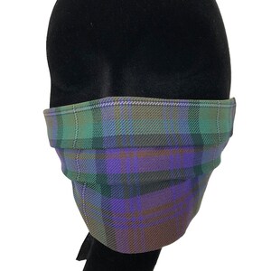 Tartan Face Mask - Etsy