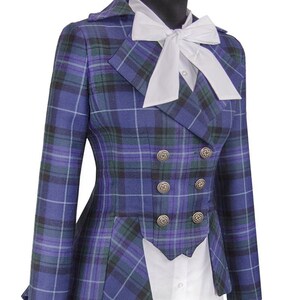 Lady Mary Jacket in Your Choice of Luxury Tartan - Etsy UK
