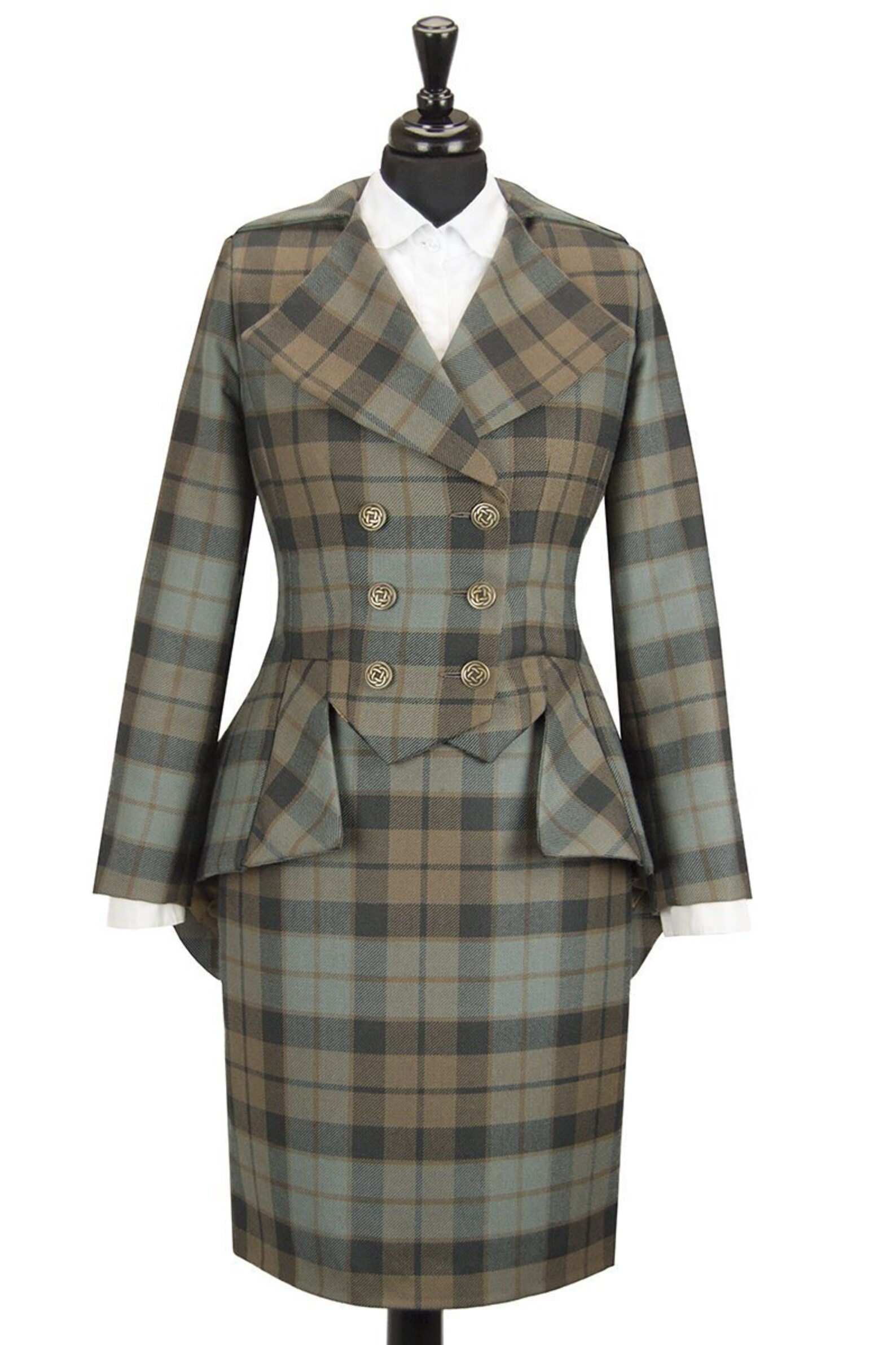 Lady Mary Jacket in Your Choice of Luxury Tartan - Etsy UK