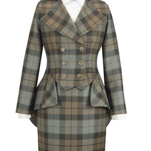 Lady Mary Jacket in Your Choice of Luxury Tartan - Etsy UK