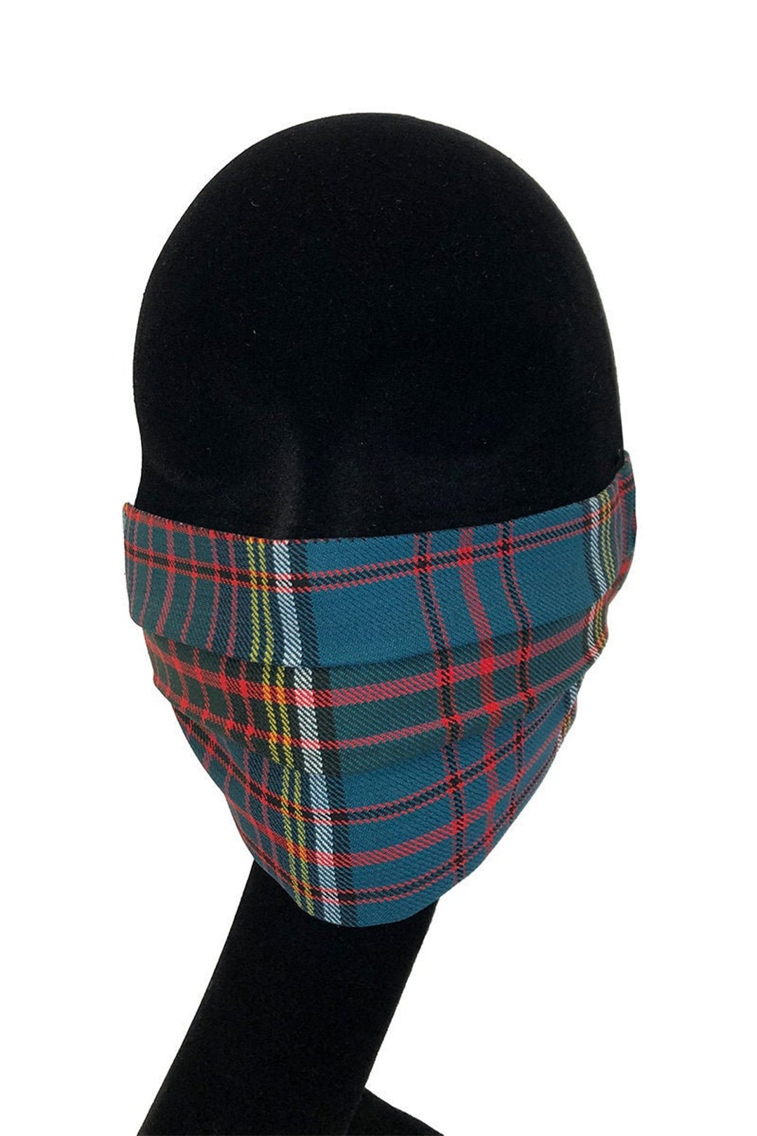 Tartan Face Mask - Etsy