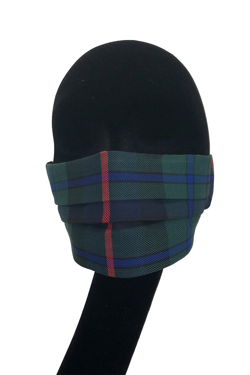 Tartan Face Mask - Etsy