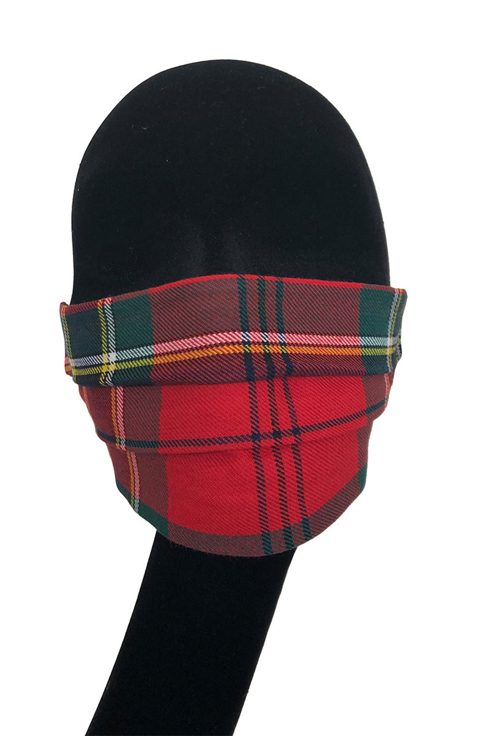 Tartan Face Mask - Etsy