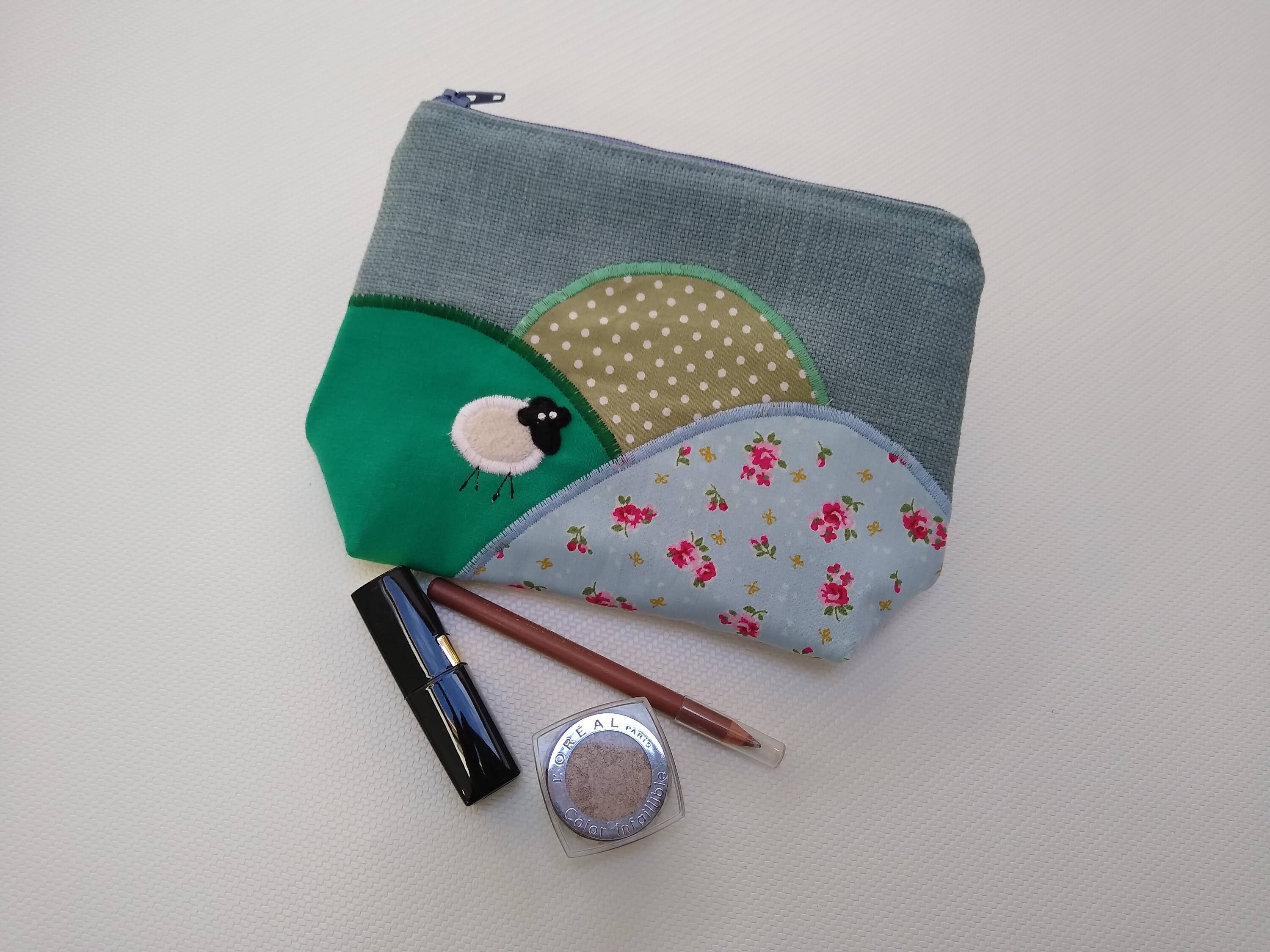 Make up Bag Sheep on a Hill Yorkshire Scene - Etsy