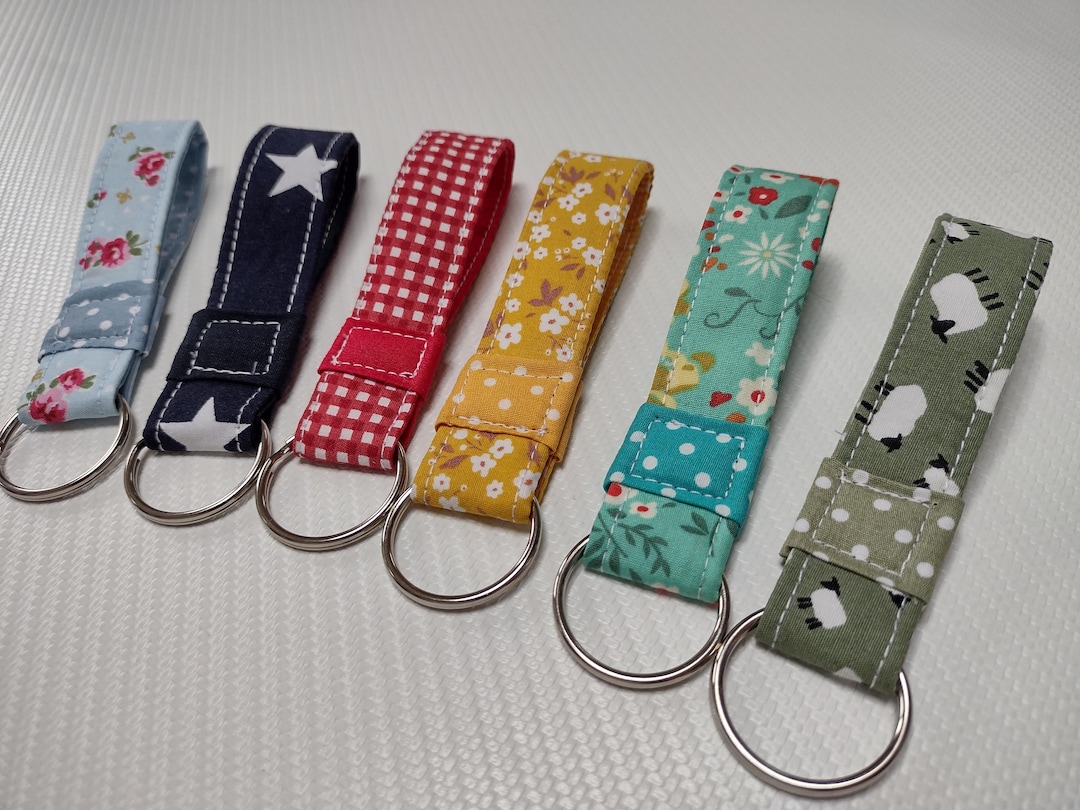 Fabric Keychain / Key Fob / Key Ring - Etsy