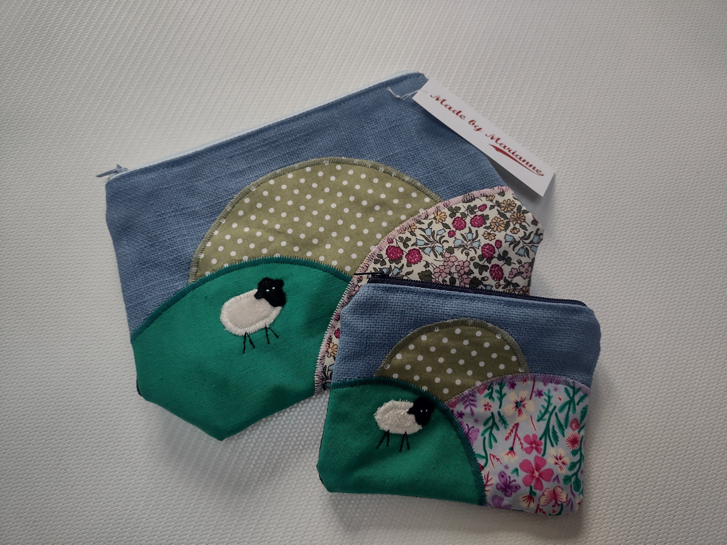 Make up Bag Sheep on a Hill Yorkshire Scene - Etsy