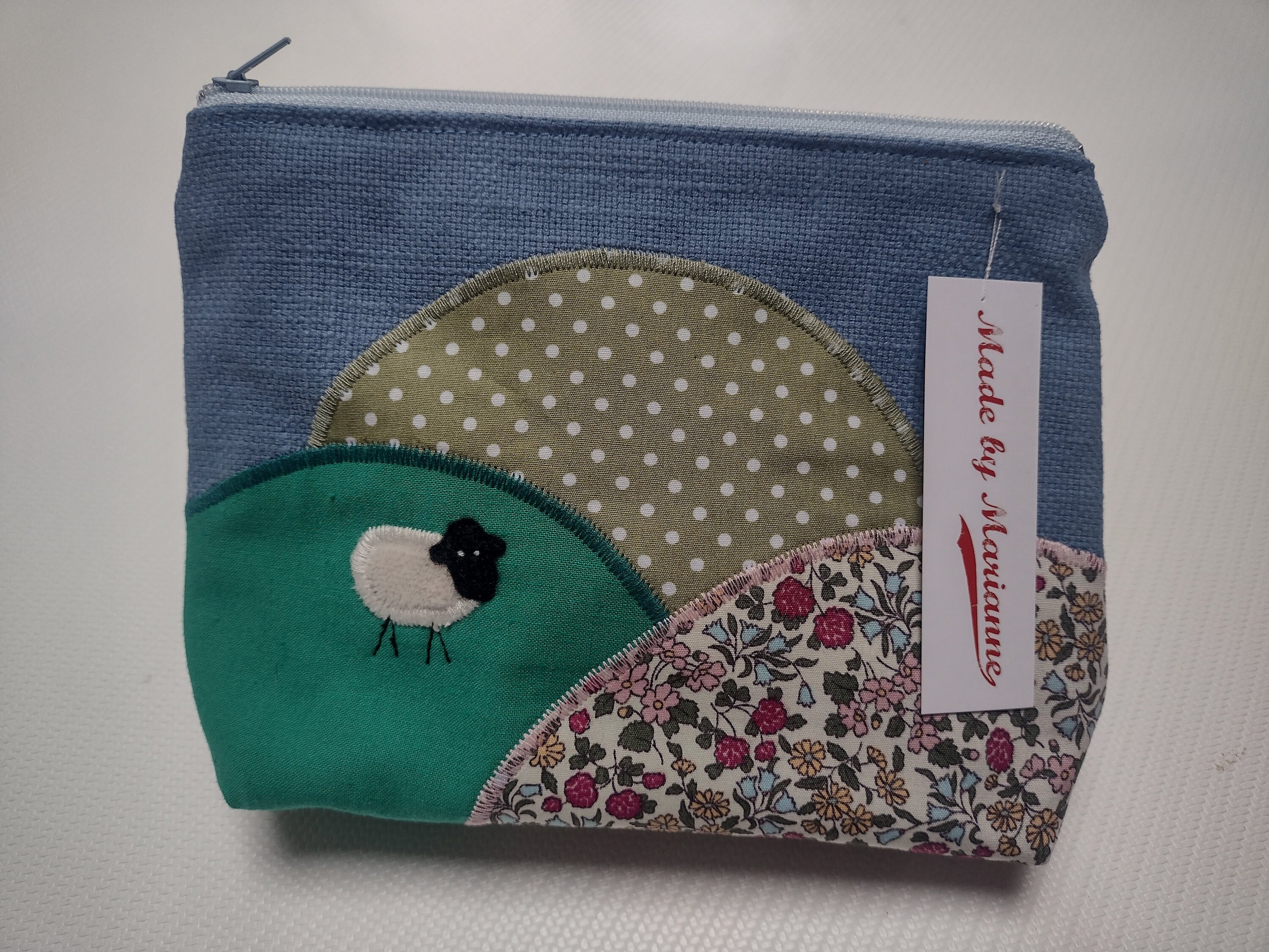 Make up Bag Sheep on a Hill Yorkshire Scene - Etsy