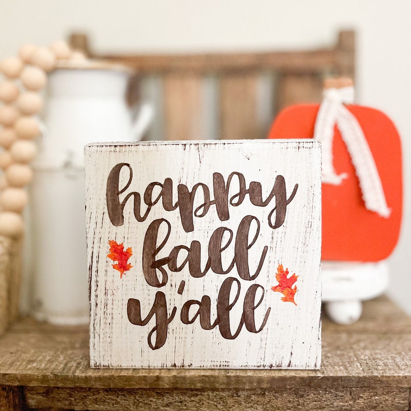 Happy Fall Sign - Etsy