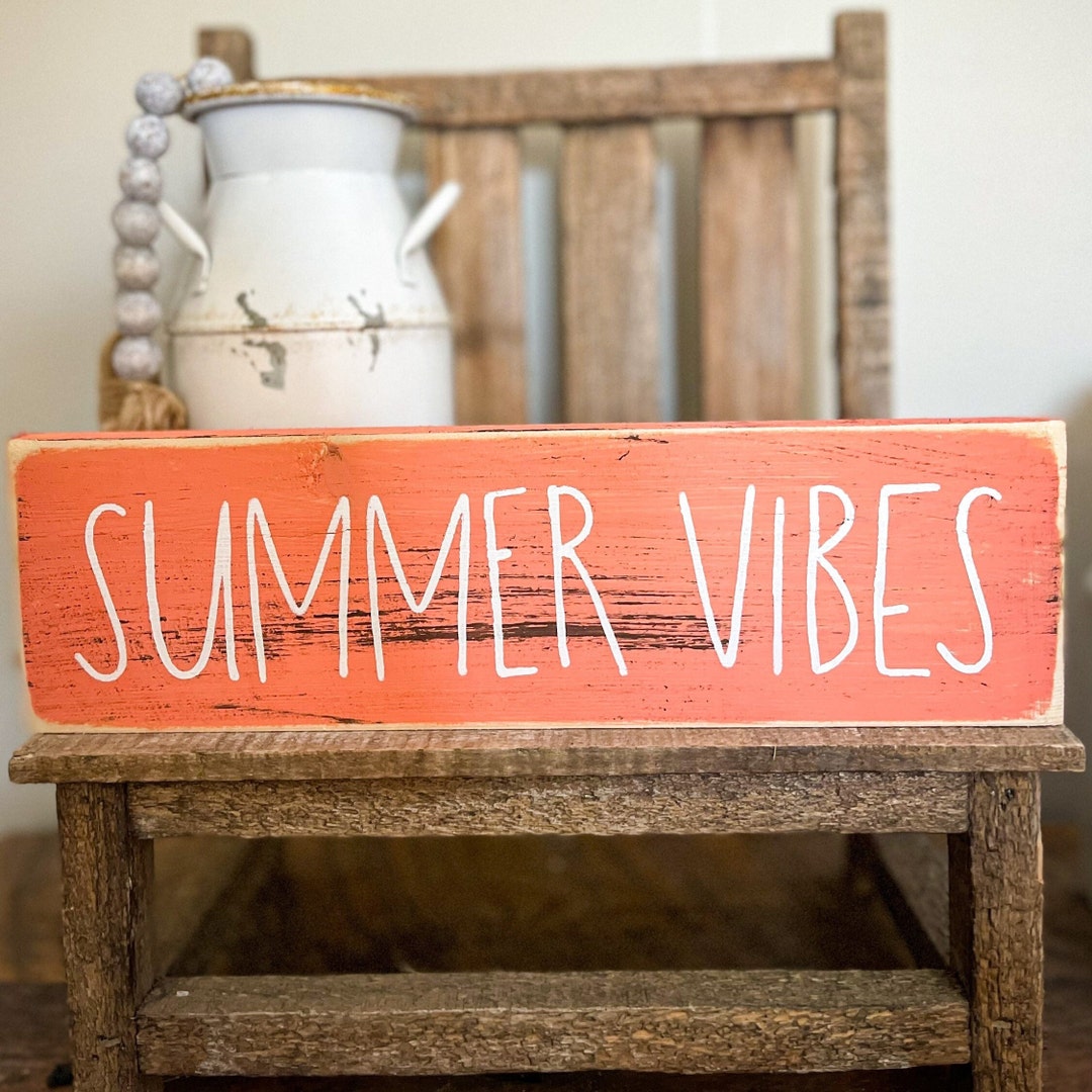 Summer Signs, Summer Home Decor, Summer Vibes, Wood Signs - Etsy