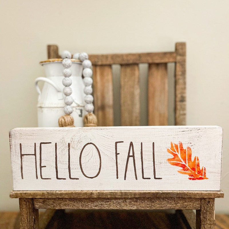 Fall Wood Sign - Etsy