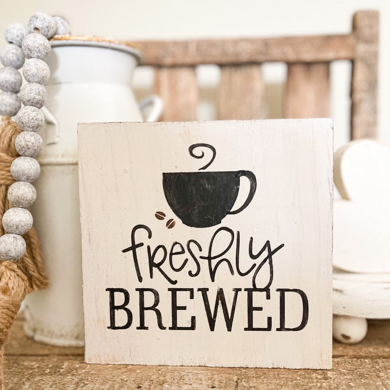 Small Coffee Sign - Etsy