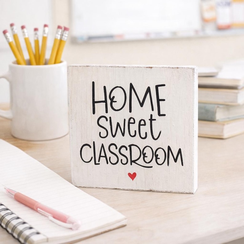 Home Sweet Classroom Wood Sign | Teacher Appreciation Gift | End of ...