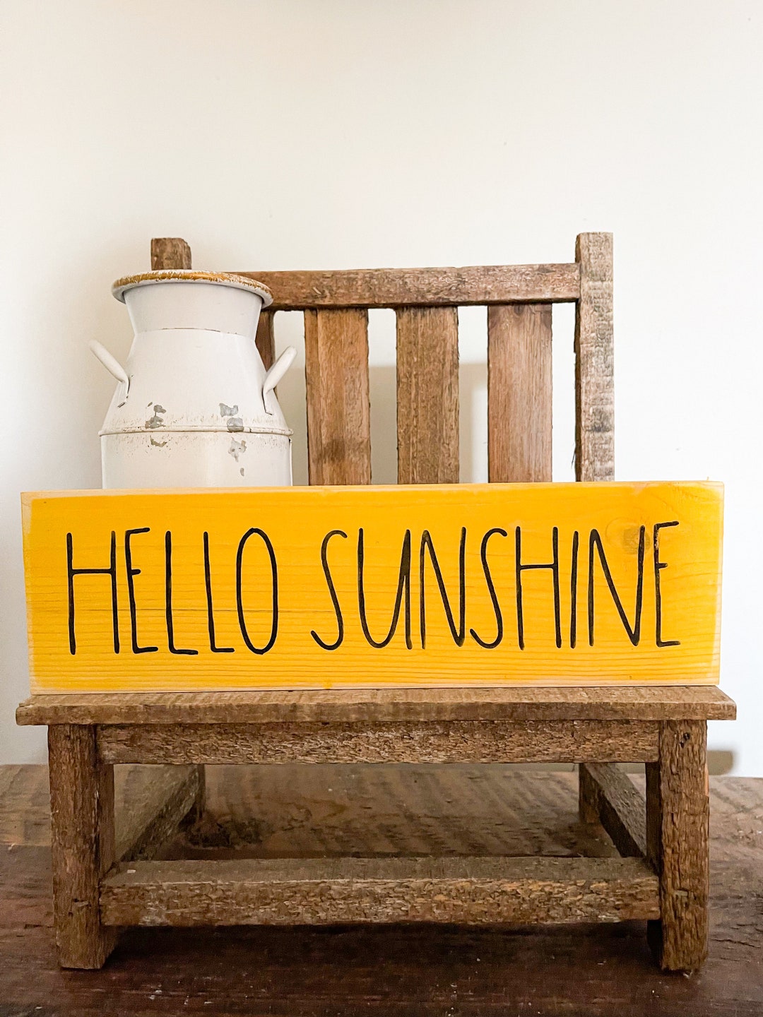 Hello Sunshine Sign, Summer Home Decor, Tiered Tray Decor, Sunshine ...