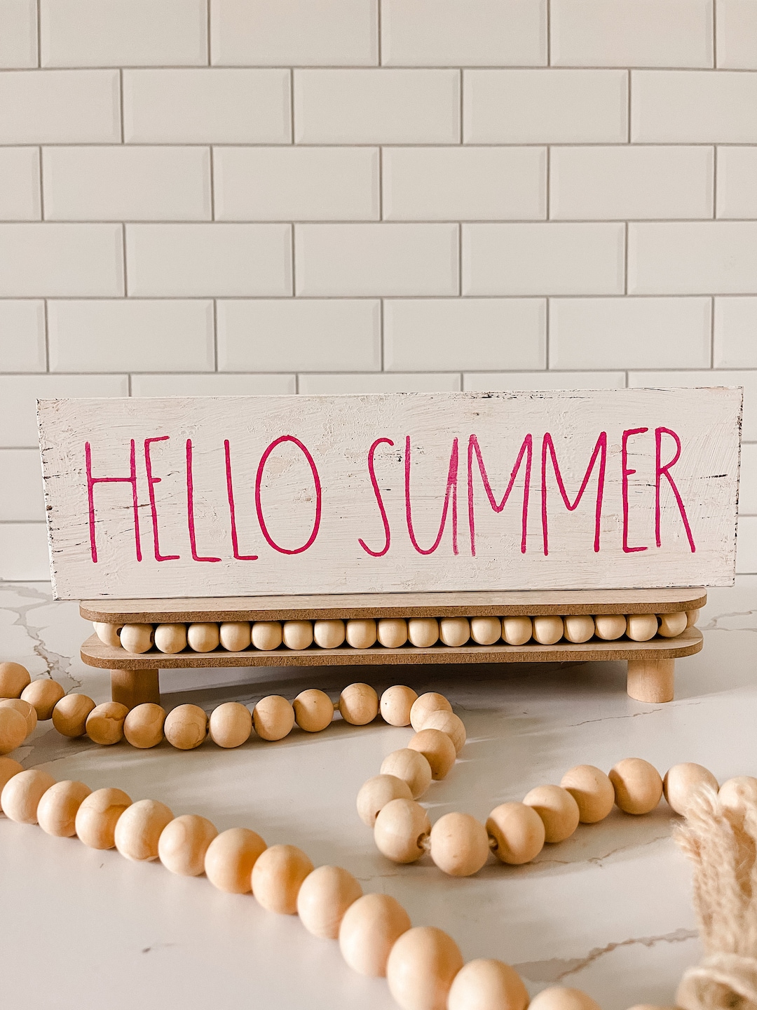 Hello Summer Sign, Summer Decor, Small Wood Sign, Hand Painted Sign - Etsy
