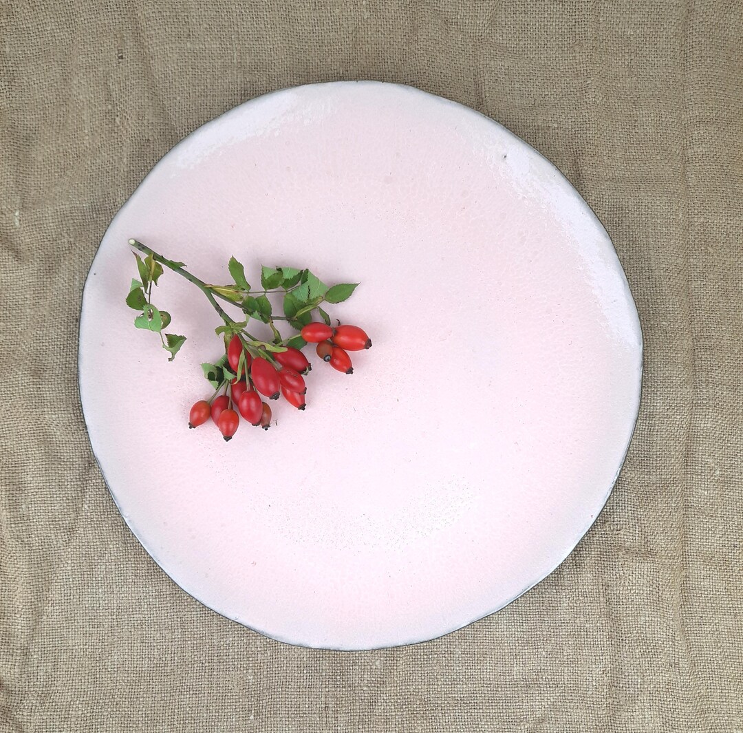Ceramic Large Cake Plate, Handmade - Etsy