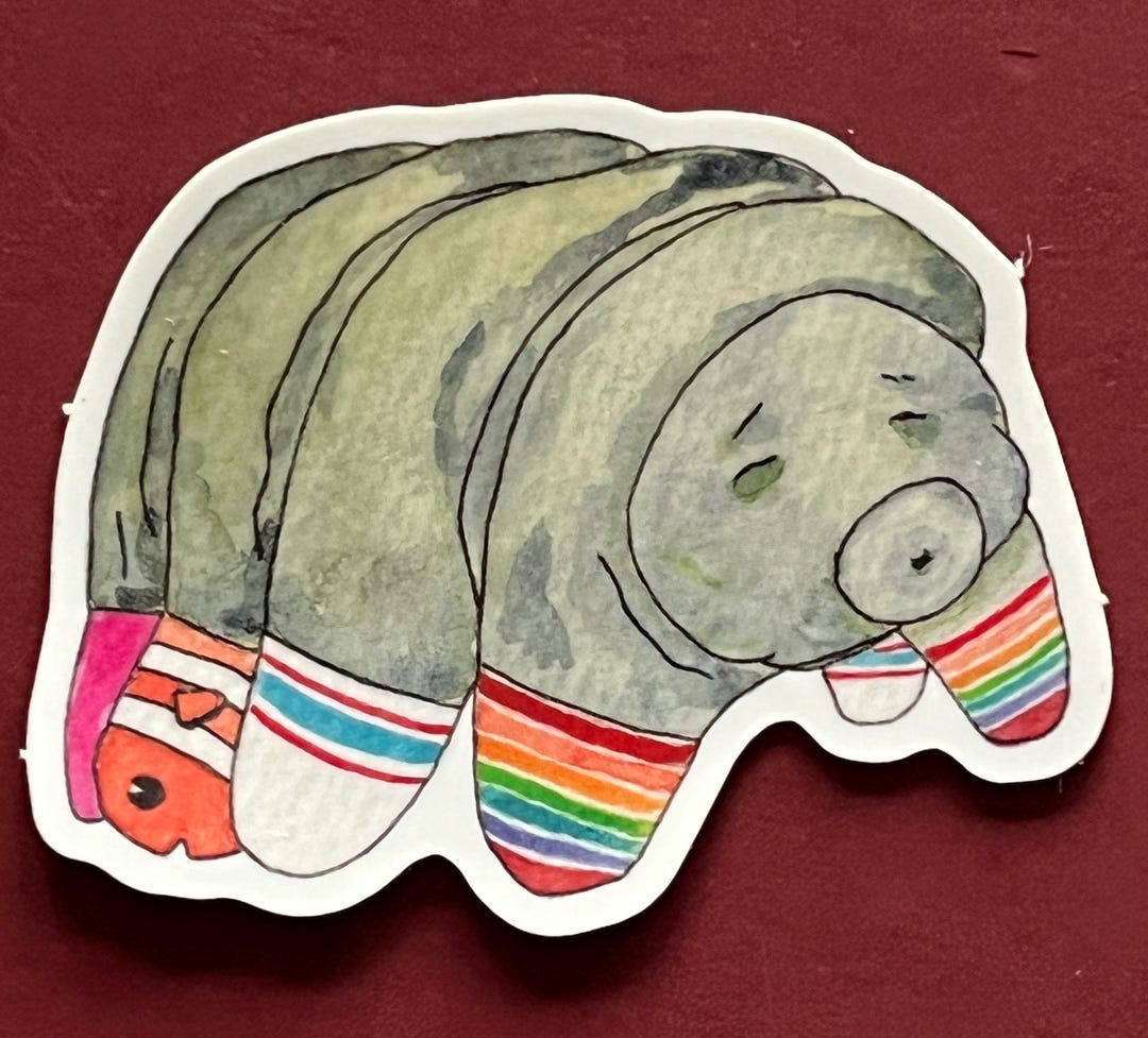 Weatherproof Tardigrade Sticker - Etsy