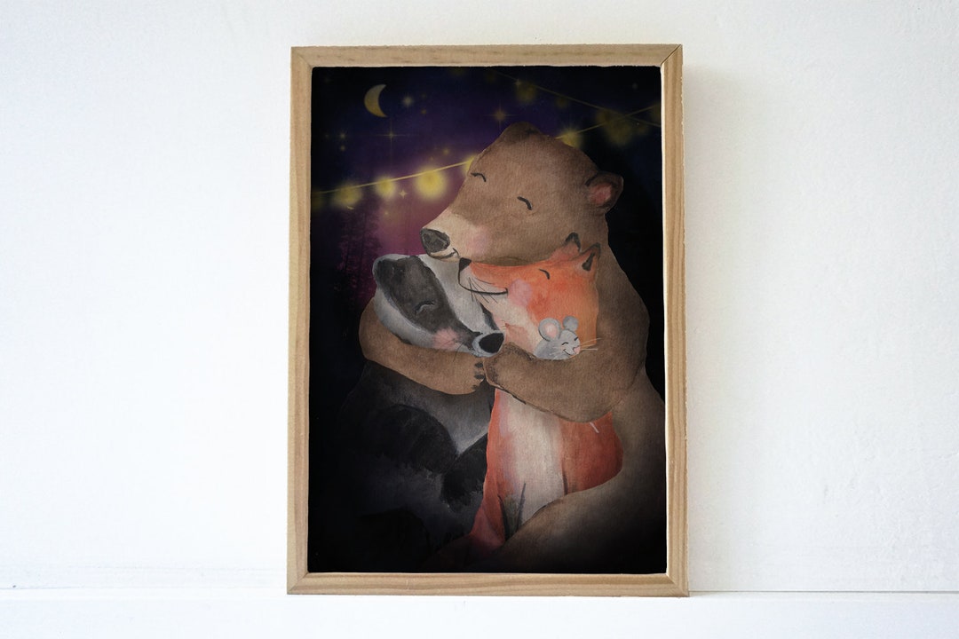 Nice Cuddling Cozy Poster to Decorate Your Room wall - Etsy