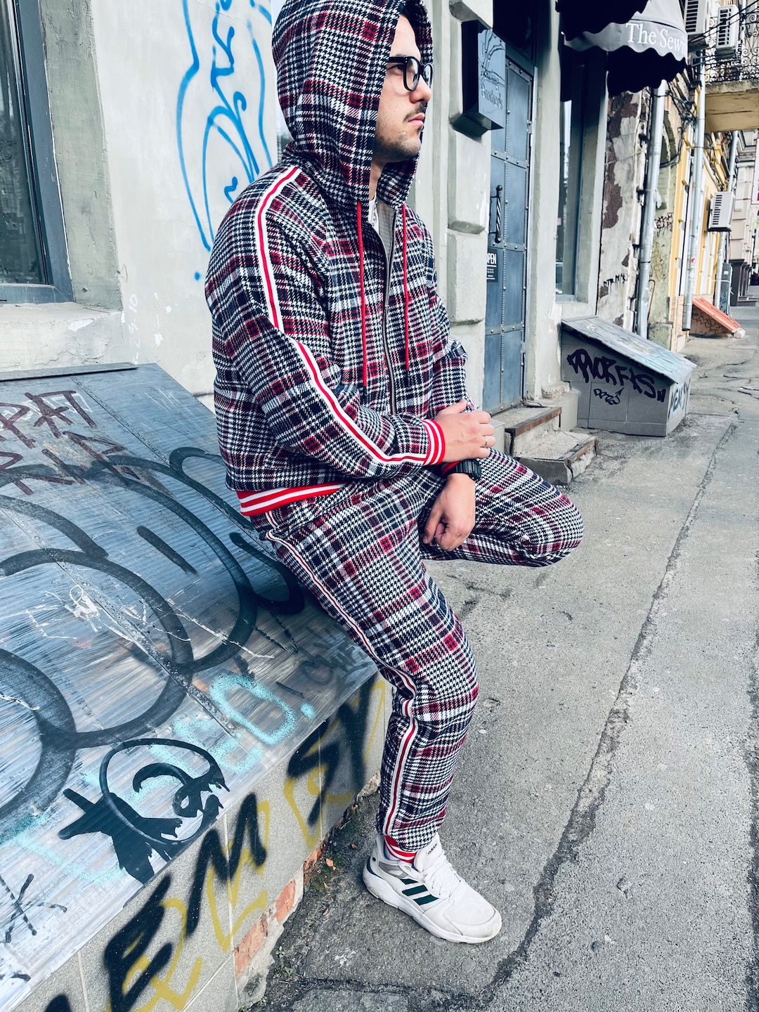 Tracksuit/tracksuit Gentlemen/tartan Tracksuit/mens Tracksuit - Etsy Sweden