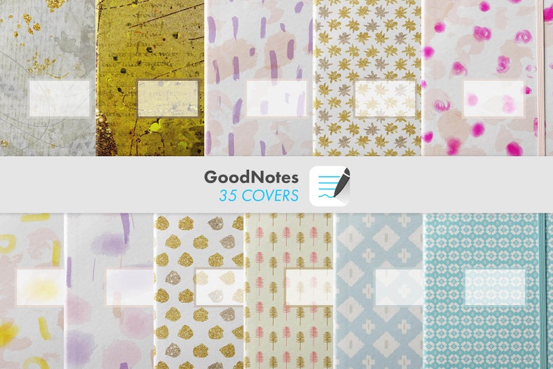 Set of 35 Goodnotes Covers - Etsy