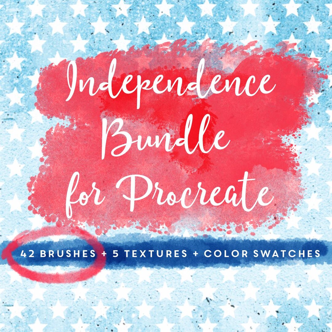 Independence Bundle for Procreate - Brushes, Textures and Color ...