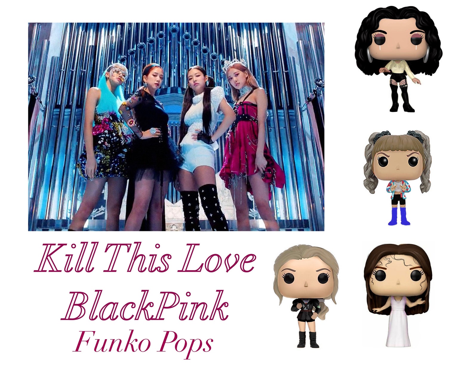 Blackpink Funko Pops 'Kill This Love' | Etsy