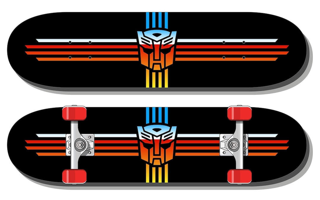 Autobot "ziabot" Skateboard | Optimus Prime, Transformers, Zia New ...