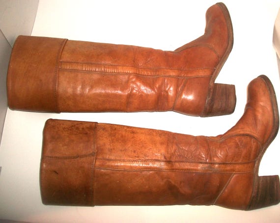 Vintage Sixties Original Frye Black Label Campus Boot… - Gem