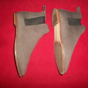 Rothys Sustainabletaupe Merlino Pull-on Square Toe Chelsea Boots 7M 37M ...