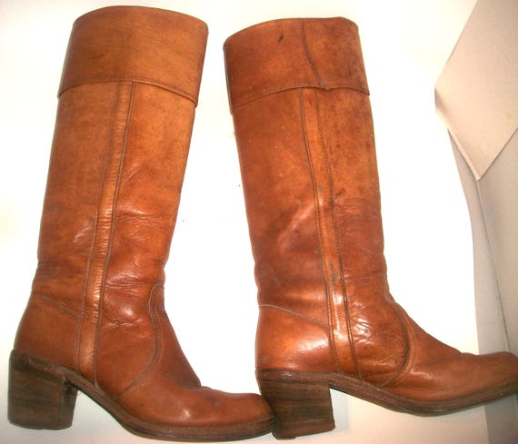 Vintage Sixties Original Frye Black Label Campus Boot… - Gem