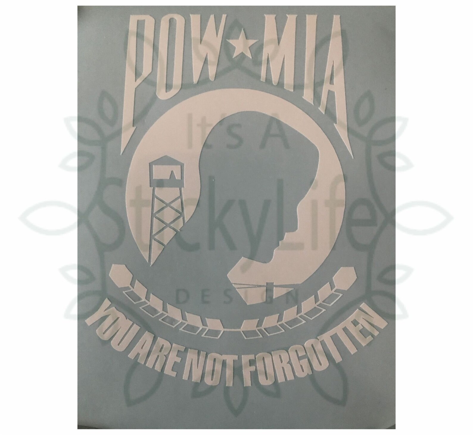 POW MIA SVG File Scale-able for Laser, Cricut, Sihlouette, Plotters ...
