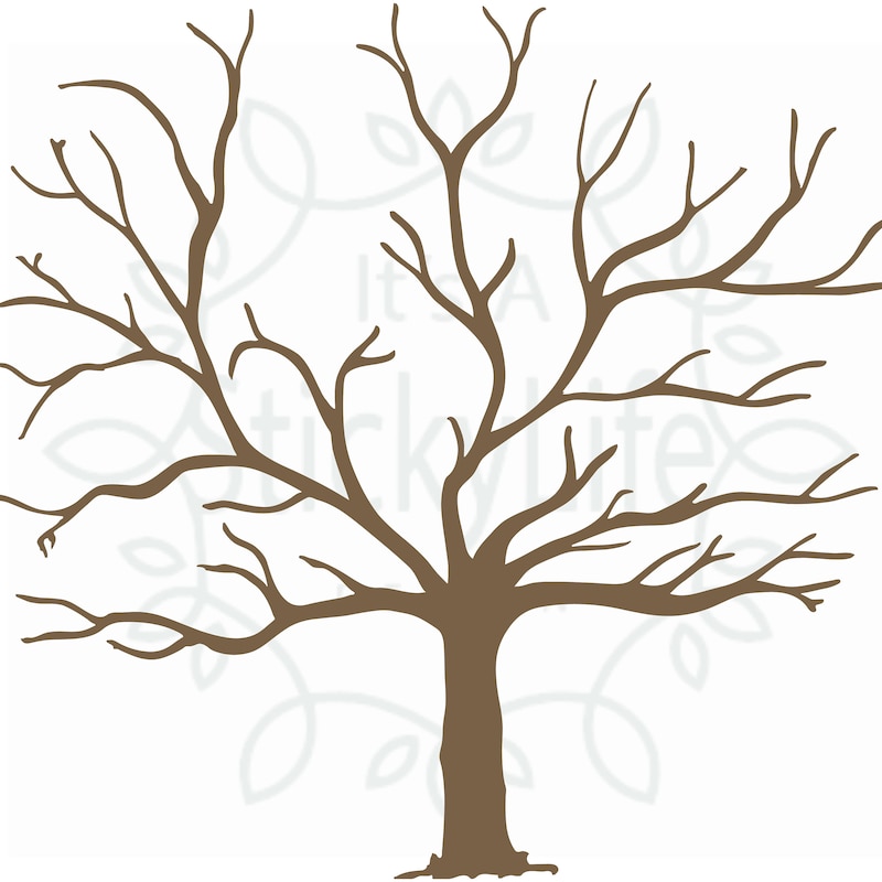 Gender Tree Canvas - Etsy