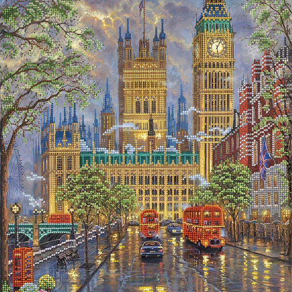 London Needlepoint Canvas - Etsy
