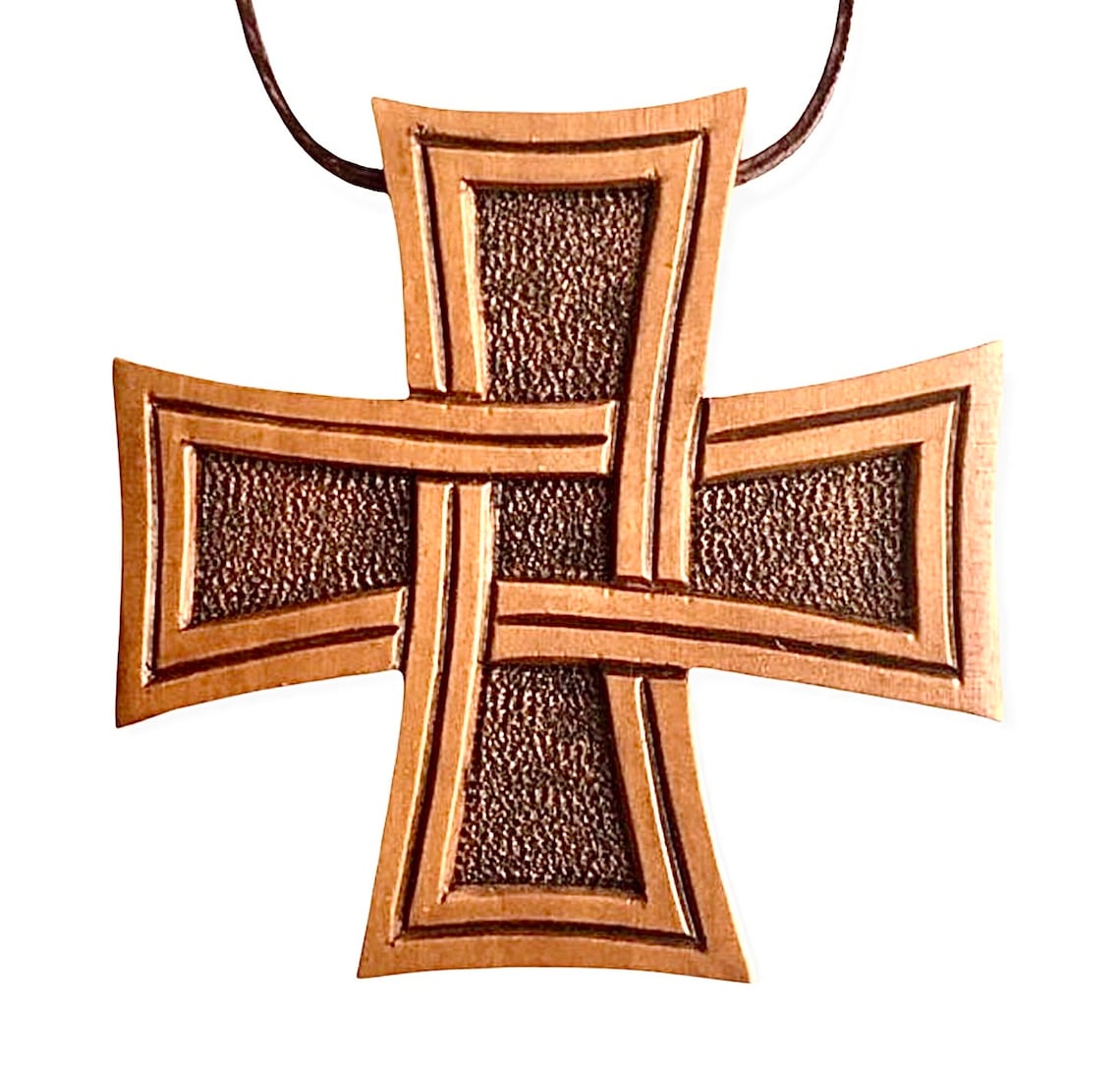 Exclusive Wooden Handmade Neck Pectoral Cross Ethnic Style + Gift ...