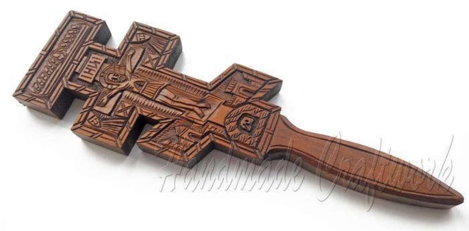 Unique Orthodox Hutsul Handmade Wooden Altar Wall Cross - Etsy