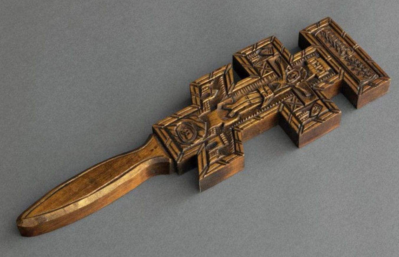 Unique Orthodox Hutsul Handmade Wooden Altar Wall Cross - Etsy